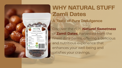 Natural Stuff Zamli Dates - Deliciously Soft & Full of Natural Goodnes