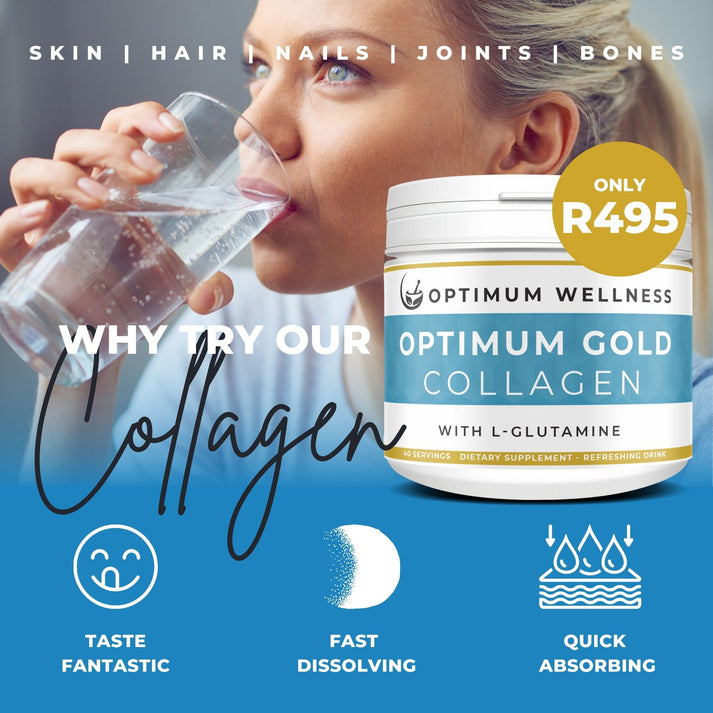 Optimum Gold Collagen 10,000mg with L-Glutamine 2,000mg 40 days of sup ...